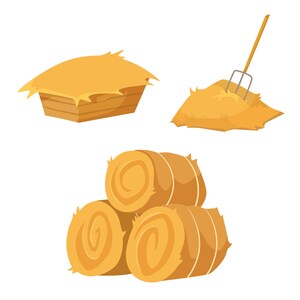 Hay Svg Bundle, Haystack Clipart, Bale Hay Vector, Hay Monogram Decal ...
