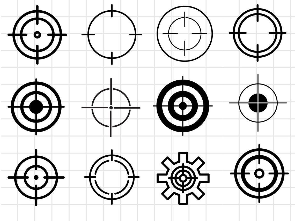 Targets SVG Cut Files |target Clipart | Commercial Use | Instant ...