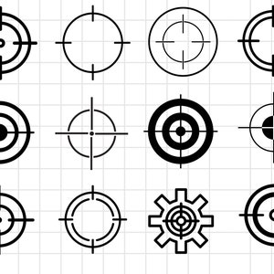 Targets SVG Cut Files |target Clipart | Commercial Use | Instant ...