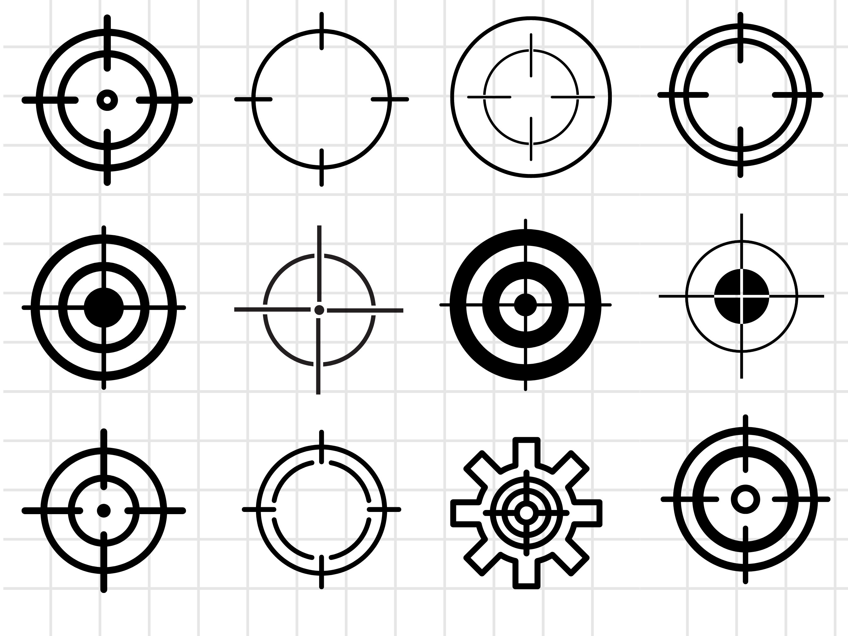 Targets SVG Cut Files |target Clipart | Commercial Use | Instant ...