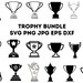 Trophy SVG Bundle, Trophy PNG Bundle, Trophy Clipart, Trophy SVG Cut ...