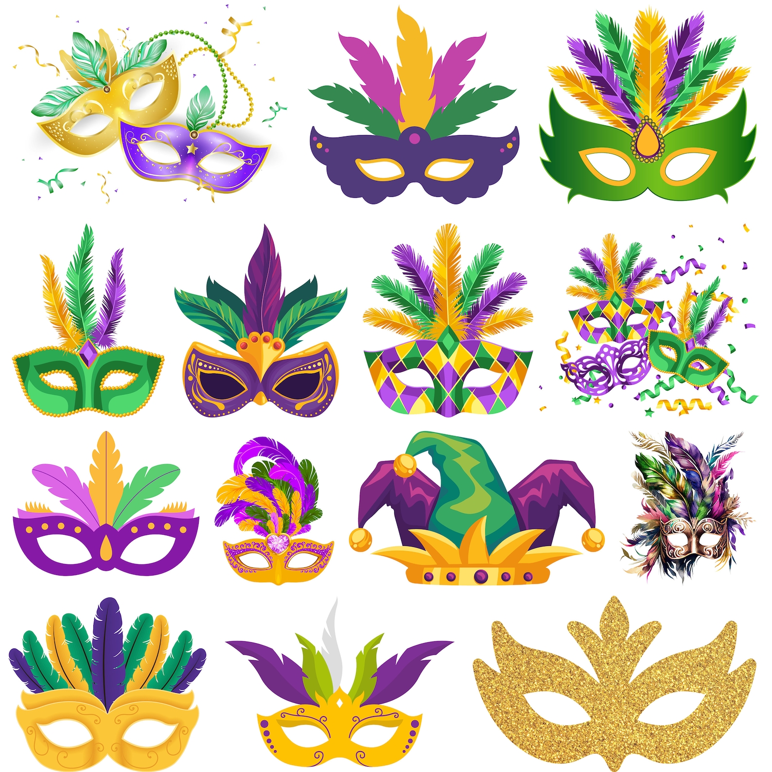 Mardi Gras Mask SVG Bundle, Mardi Gras Vector, Mardi Gras Outline,mardi ...