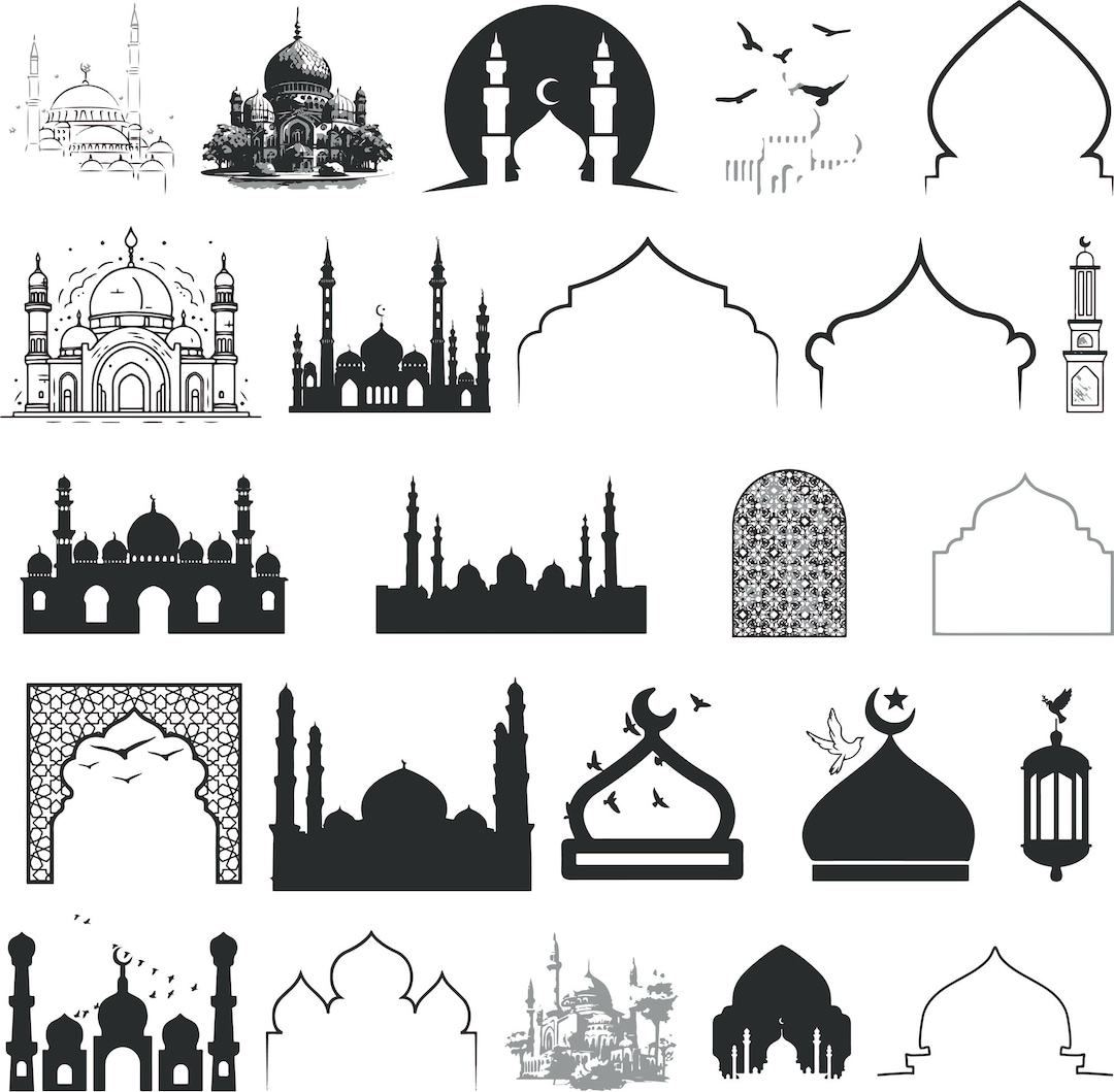 Islamic SVG Bundle, Cutting Files, Ramadan, Ramadan Kareem, Symbol ...