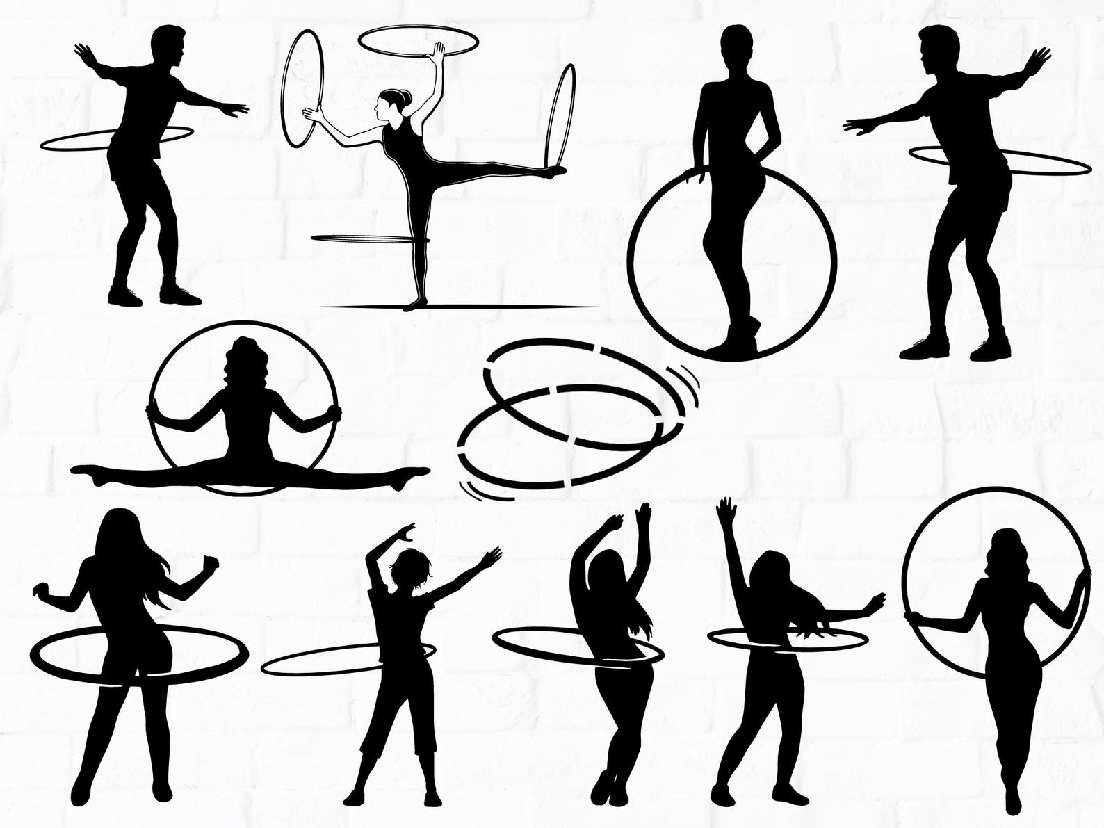 Hula Hoop SVG, Gymnastics Svg, SVG Files for Cricut, Cricut SVG ...