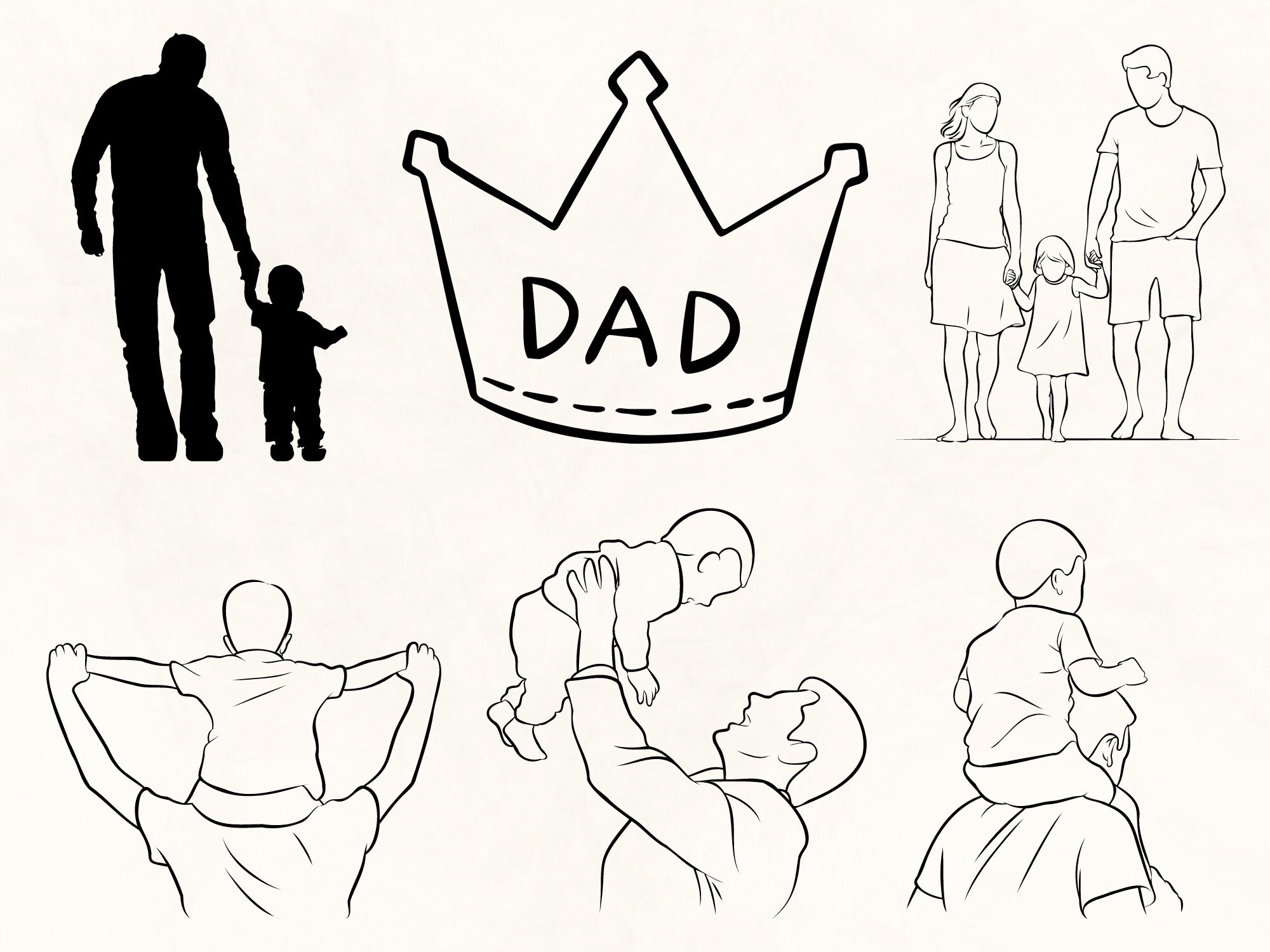 Father's Day Svg,dad SVG, Family Svg, Best Dad Svg, Father's Day Gift ...