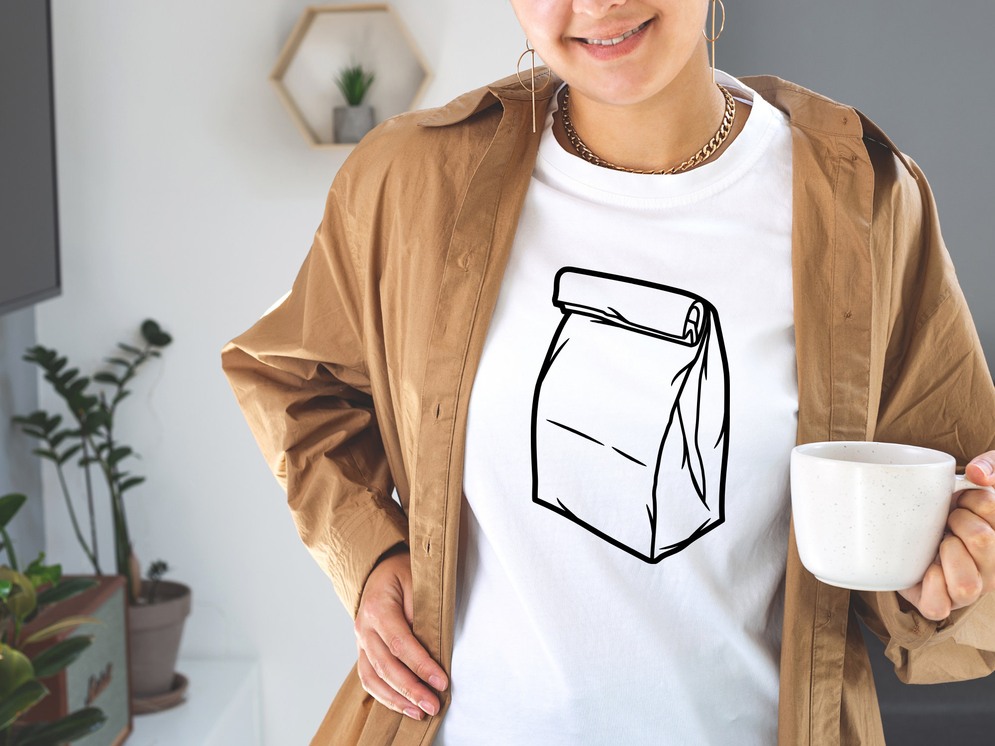 Paper Bag SVG Cut File, Shopping Bag Svg, Shopping Clipart, Grocery Bag ...