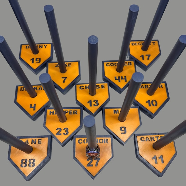 Baseball Ring Display - Etsy