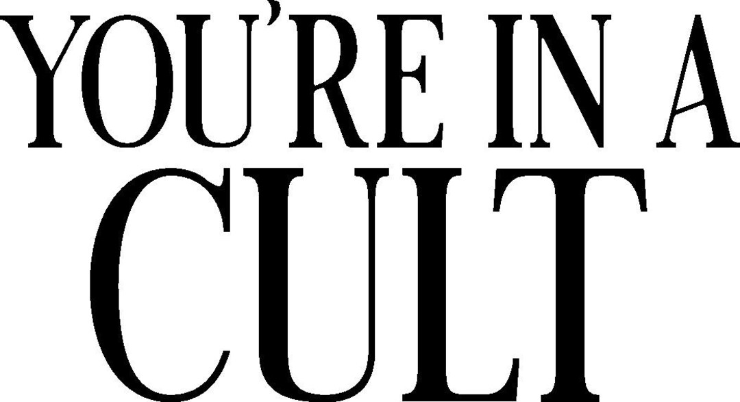 YOU'RE in a CULT Svg, Liberal Svg, Political Svg - Etsy