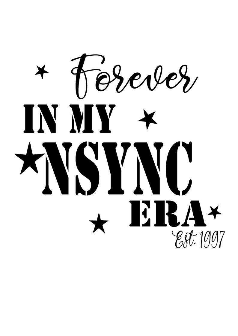 NSYNC Svg, Paradise Svg, NSYNC Era Svg - Etsy