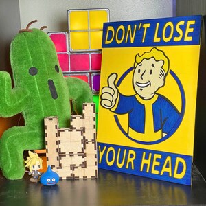 Vault Boy Display - Hand Painted Art - Etsy