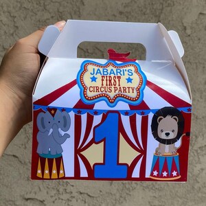 Circus Gable Boxes - Etsy