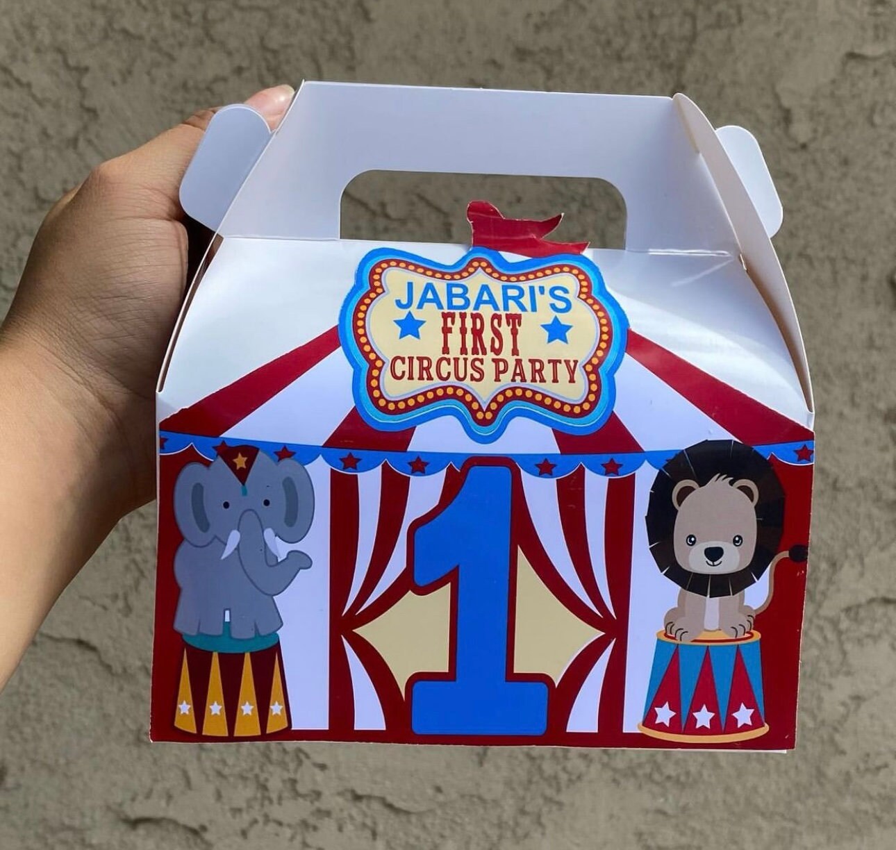 Circus Gable Boxes - Etsy