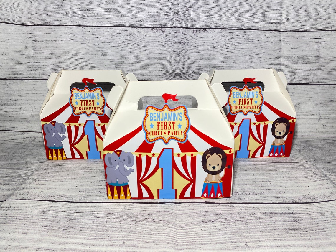 Circus Gable Boxes - Etsy