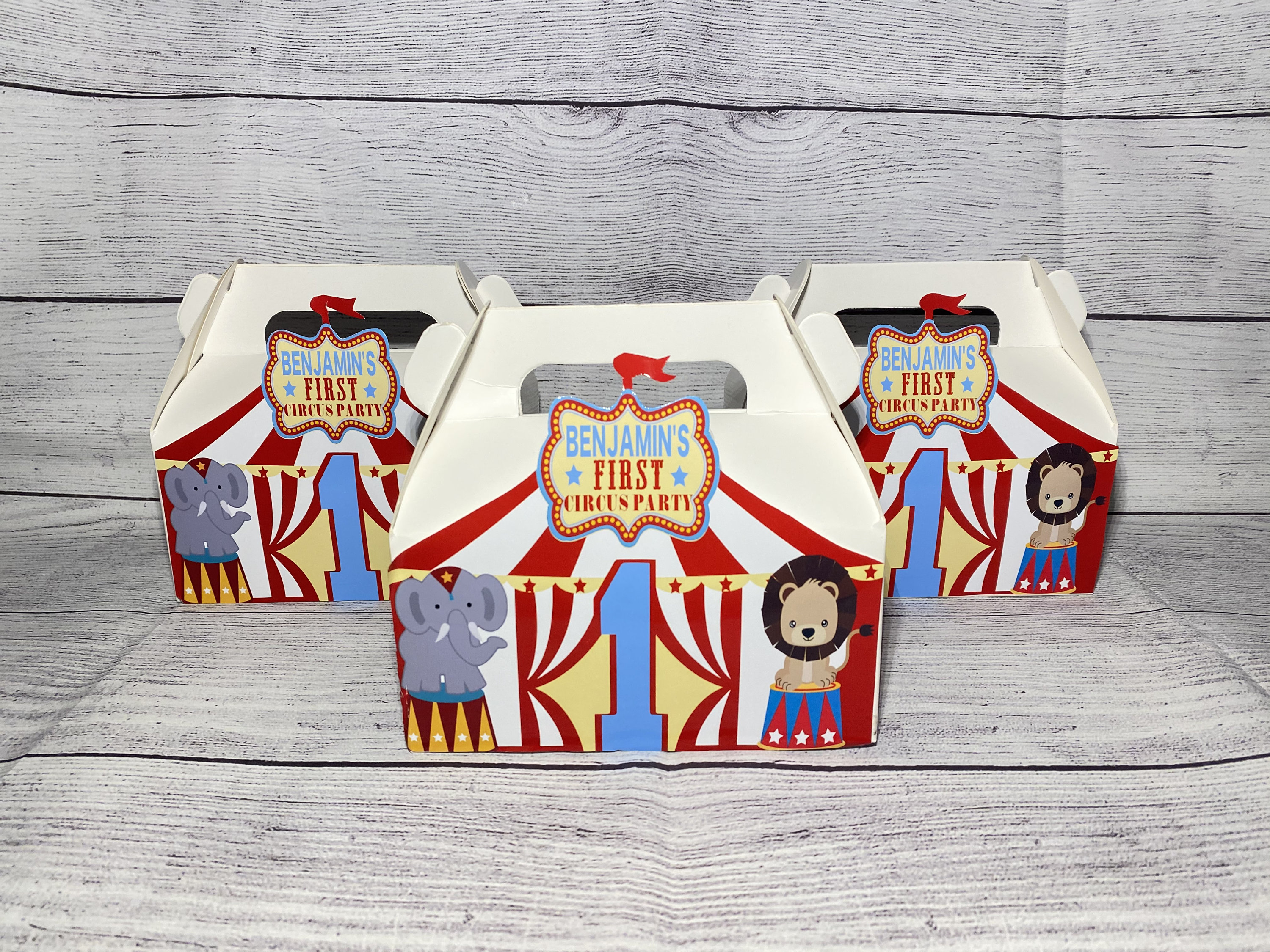 Circus Gable Boxes - Etsy