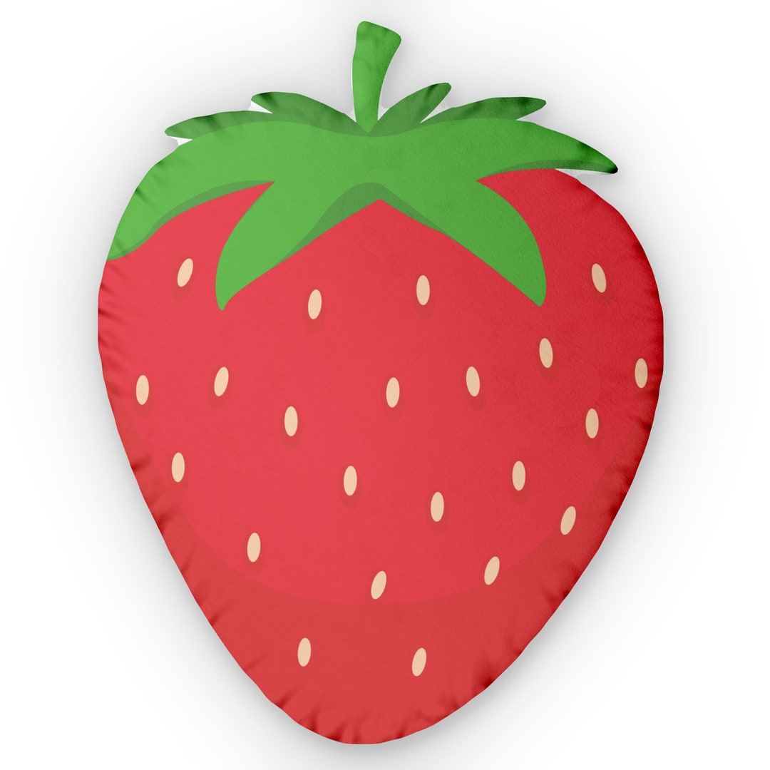 Custom Shaped Strawberry Pillows - Etsy