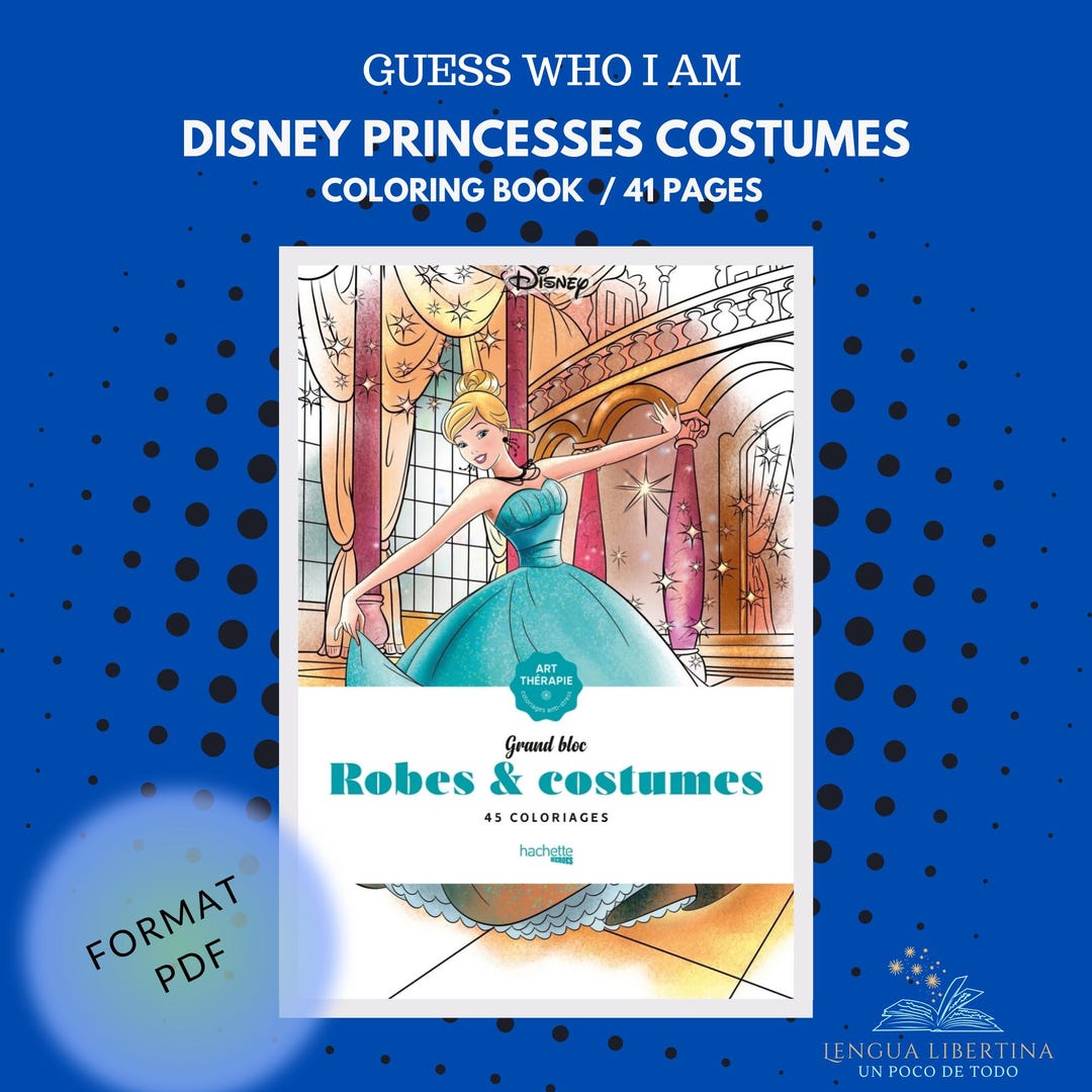 Coloring Book / Book Costumes / Color by Number / Printable PDF ...