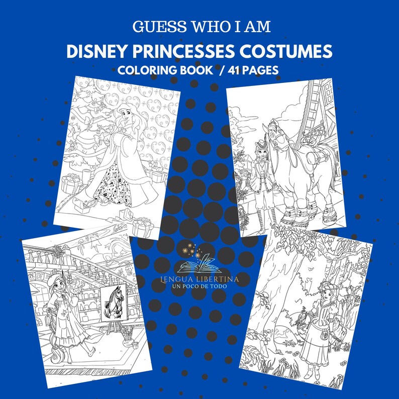 Coloring Book / Book Costumes / Color by Number / Printable PDF ...
