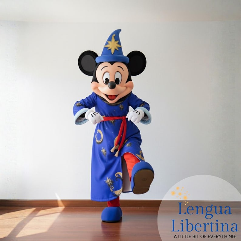 Mascot Costume Mickey Mouse Magic, Cosplay Mascot, Botarga, Mickey ...