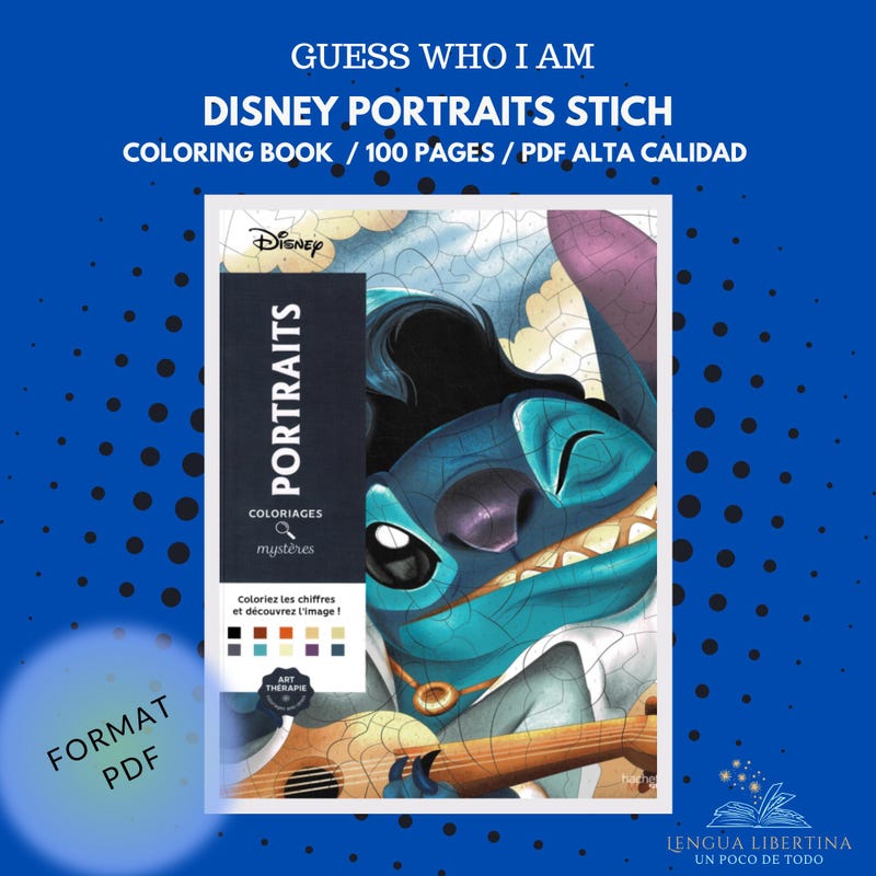 Stitch Color by Number Printables for Adults - Etsy UK