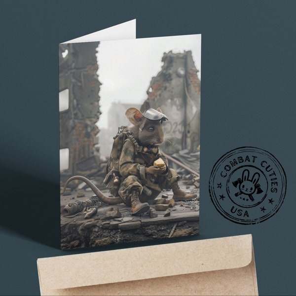 Manly Thank You Card - Etsy