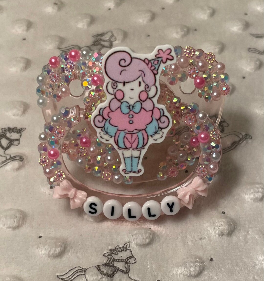 Silly Clown Deco Adult Pacifier - Etsy