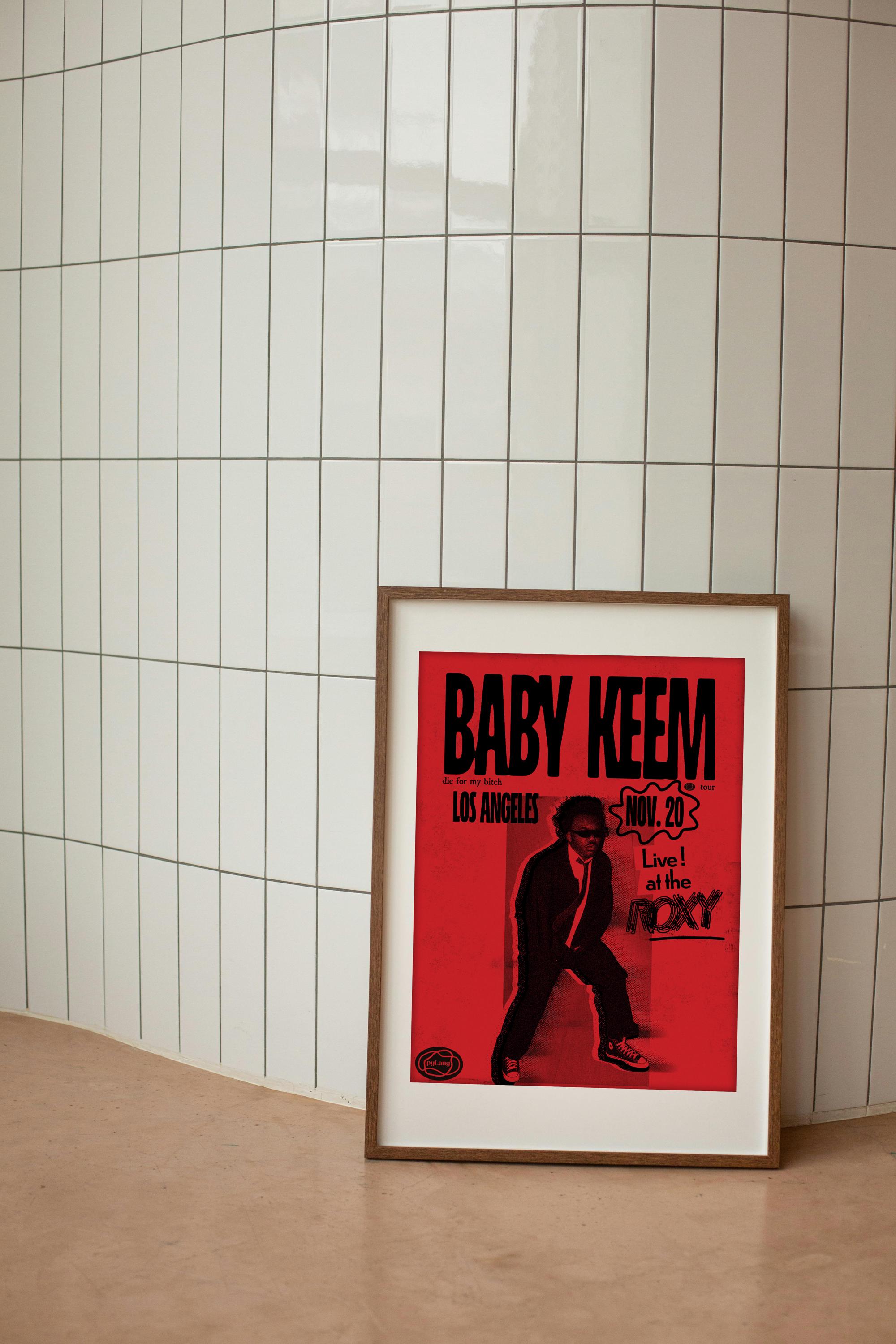 Baby Keem Poster Print, Concert Poster, Rap Music Poster, Hip Hop/ Rap ...