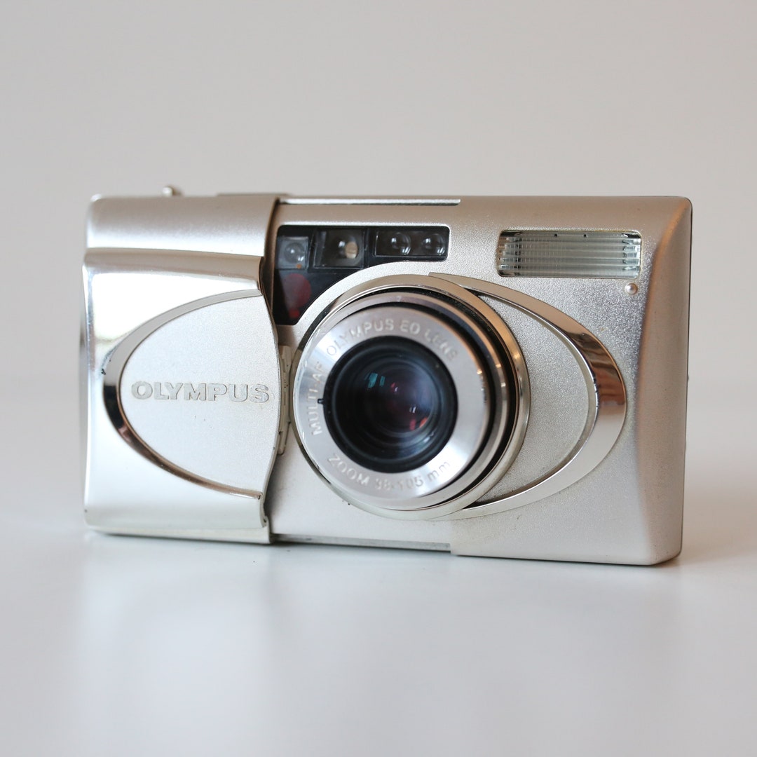 Olympus Mju V Zoom Gold Film Camera With 38-105mm Lens 35mm, Film ...