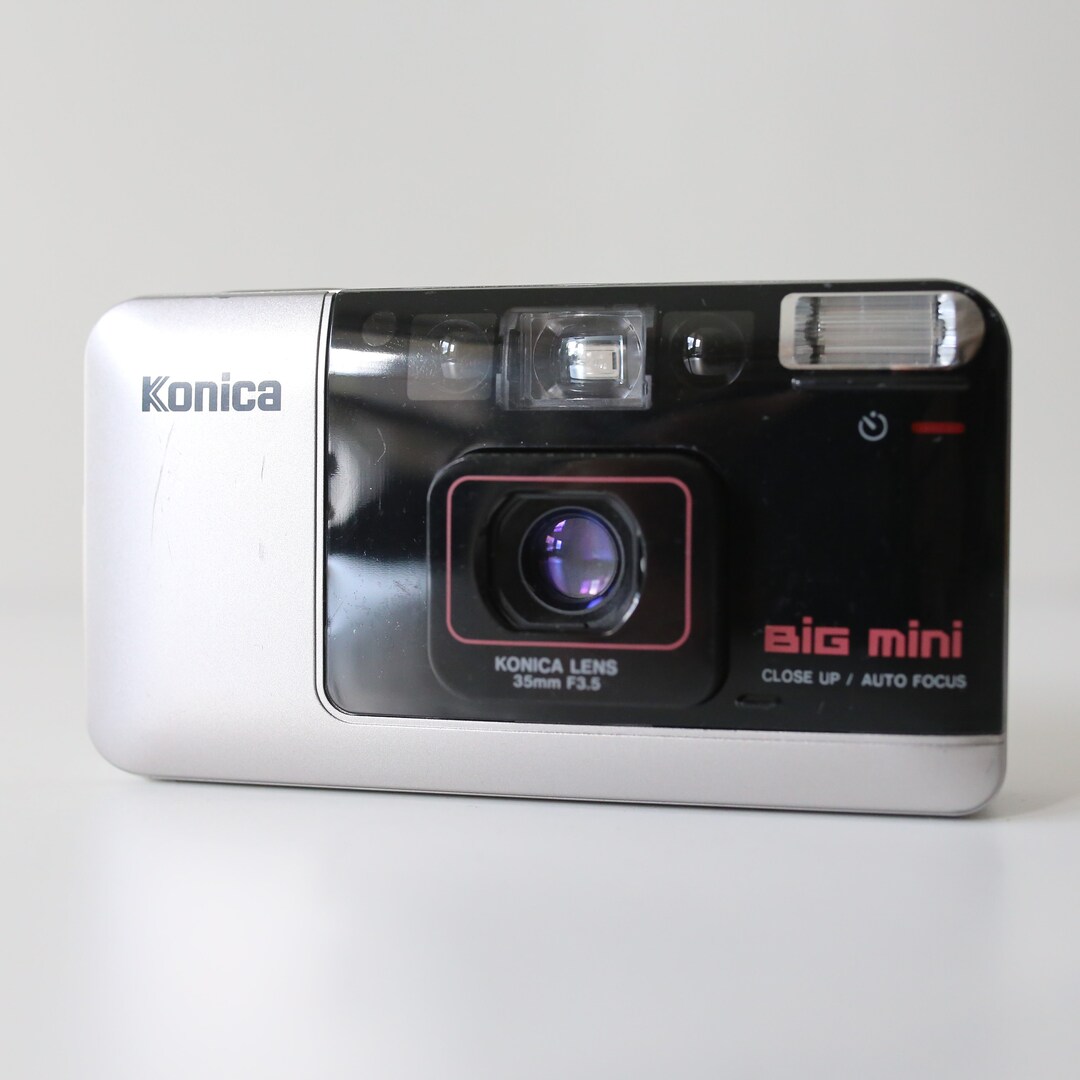Konica Big Mini A4 With Databack Film Tested and Fully Working Compact ...