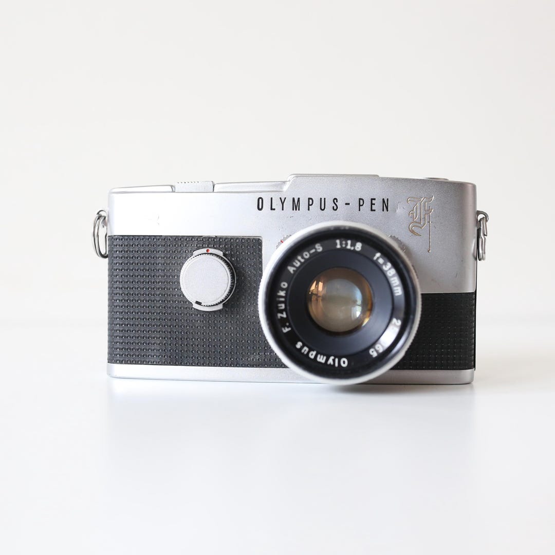 Olympus PEN F Half Frame SLR Film Camera With Super Sharp 38mm F/1.8 F ...