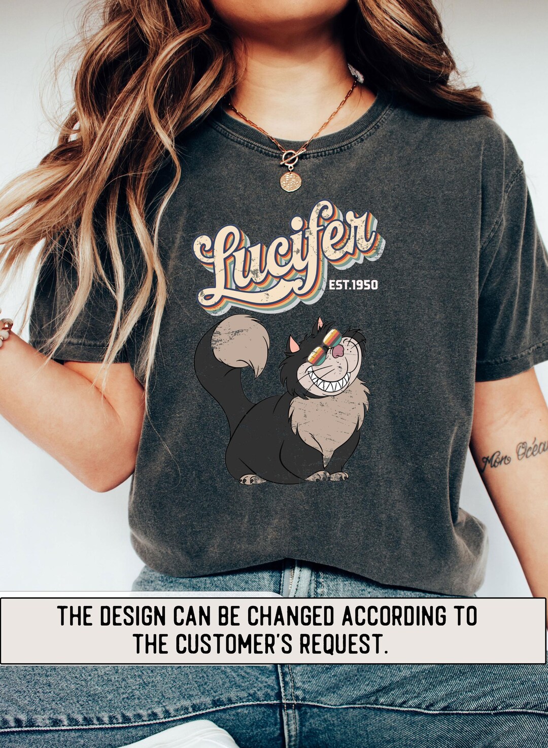 Vintage Disney Lucifer Shirt, Lucifer Cat Shirt, Cinderalla Lucifer ...