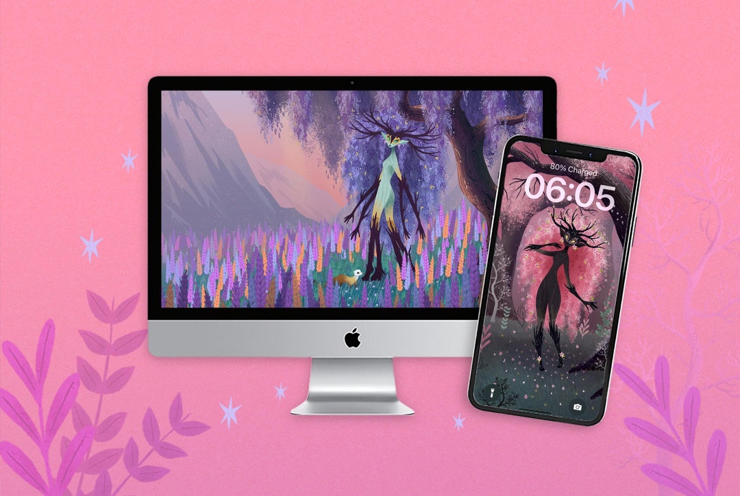 Spring DRYAD Wallpapers - Etsy