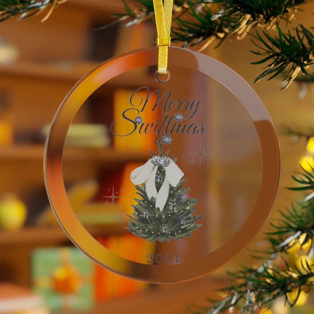 Stunning Merry Swiftmas 100% Glass Ornament Elegant Tree Decoration for ...