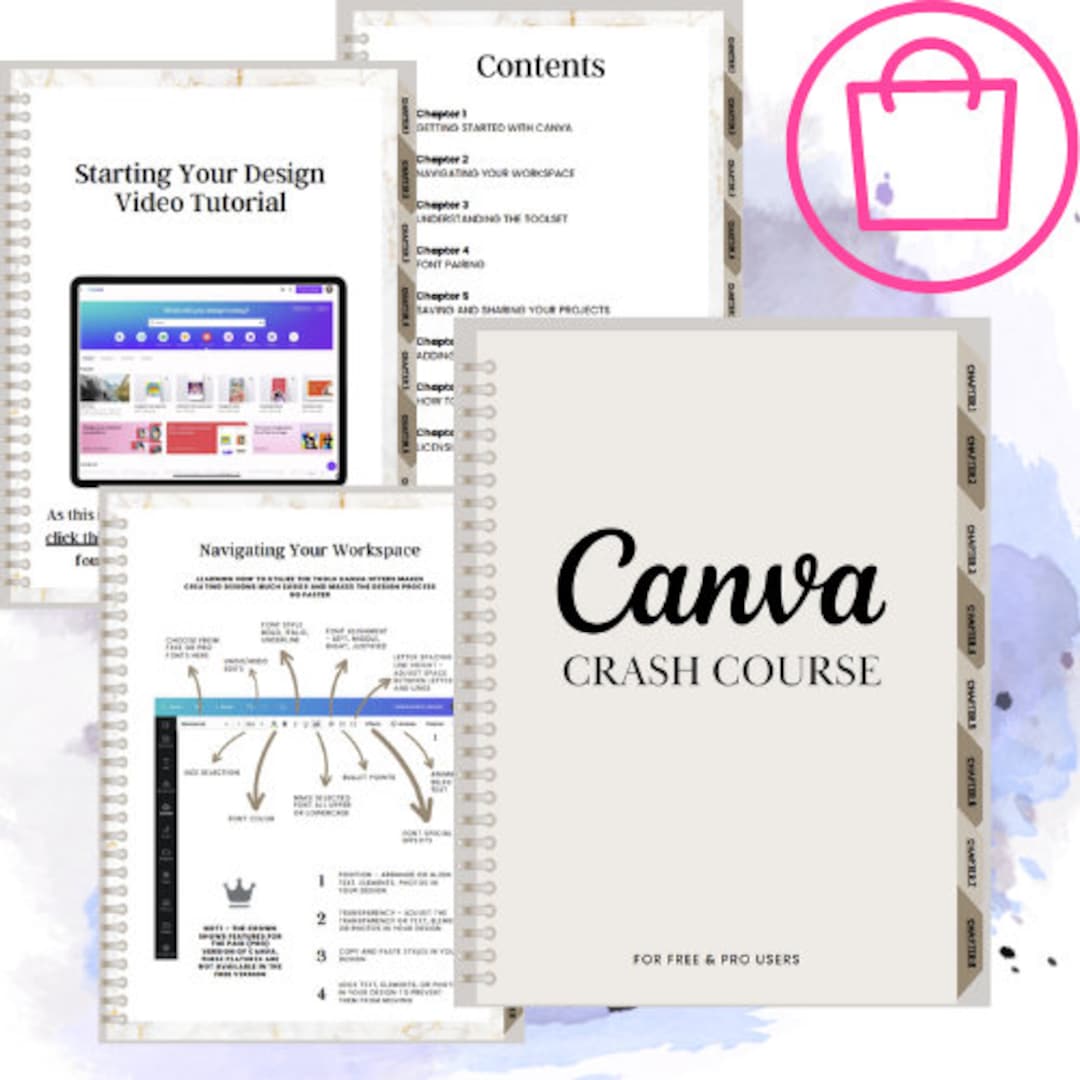CANVA Crash Course 101 With MMR. 22 PAGES - Etsy