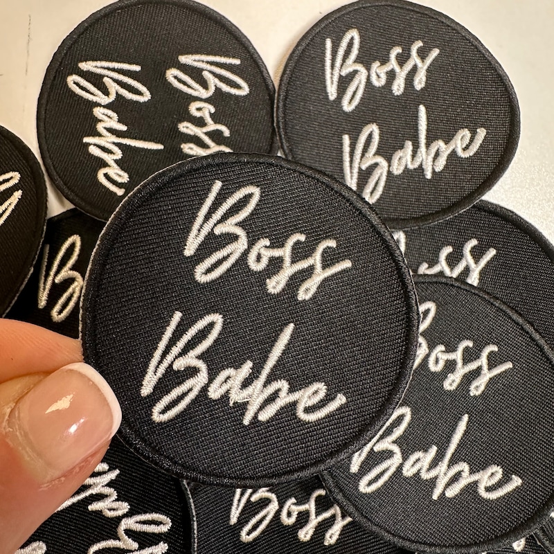 Boss Babe Iron on Patches - Etsy