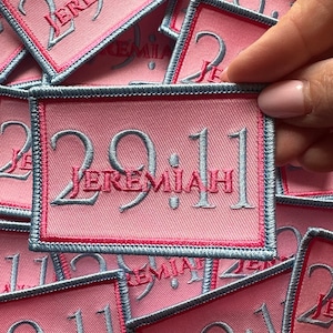 Jeremiah 29:11, Faith Patch, Christian Patches, Church Patch, Hat ...