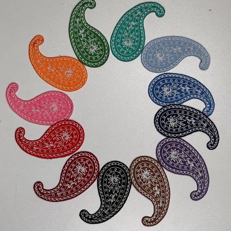 Iron Patches Paisley - Etsy