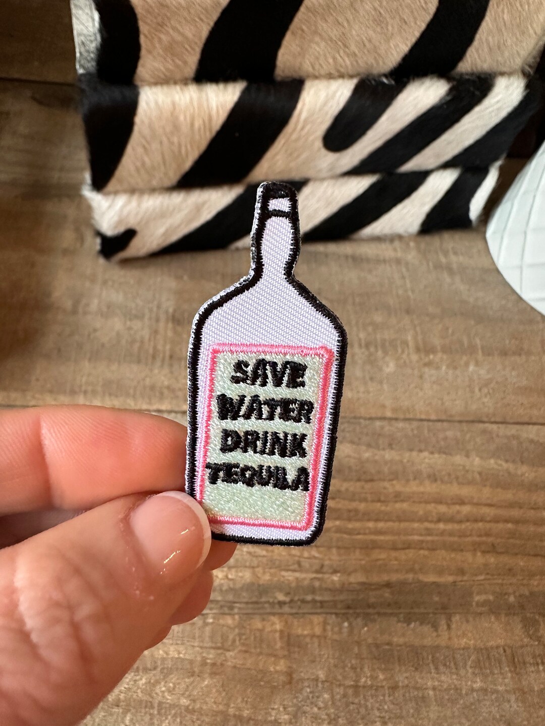 Tequila Bottle, Save Water Drink Tequila, Tequila Bottle Patch, Save Water Drink Tequila Patch ...
