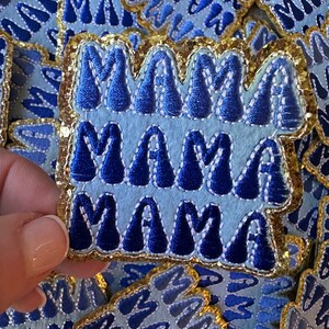 MAMA Ombre Blue, Mom Patch, Mama Patch, Hat Patch, Boy Mom - Etsy