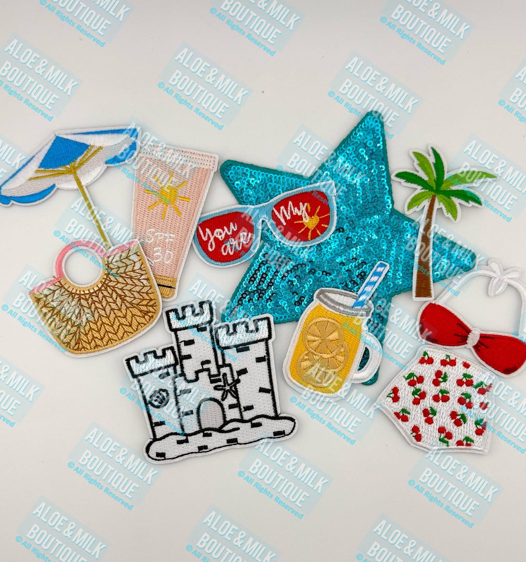 Beach Bag Patch, Summer Patches, Beach Patches, Ocean Patch, Pool Party ...