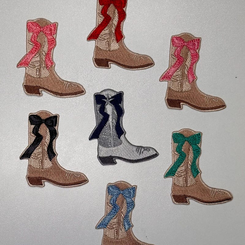 Boot Embroidered Quilt - Etsy