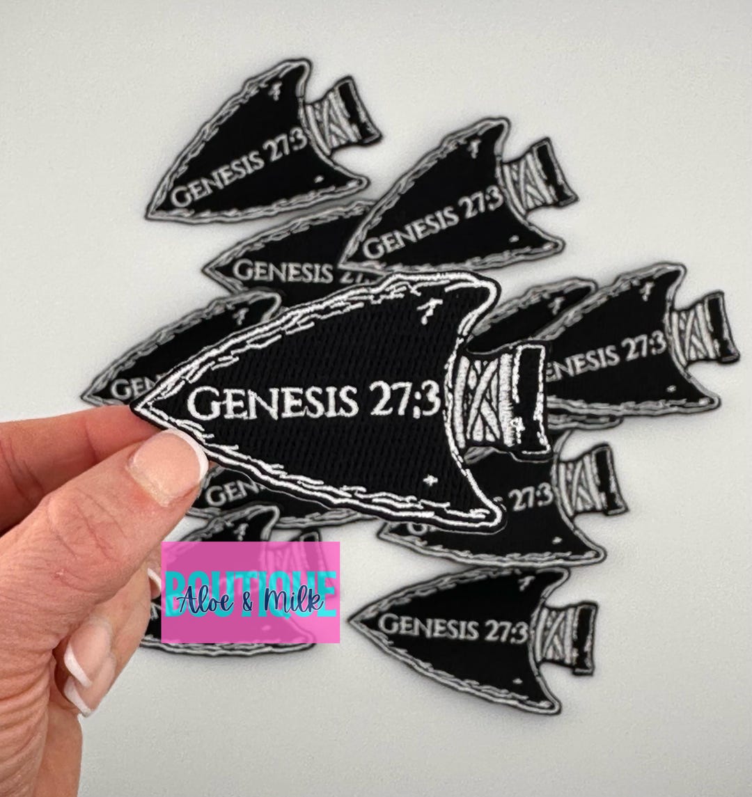 Genesis 27:3 Arrow Head Patch, Ranch Patches, Arrow Patch, Arrow Head ...