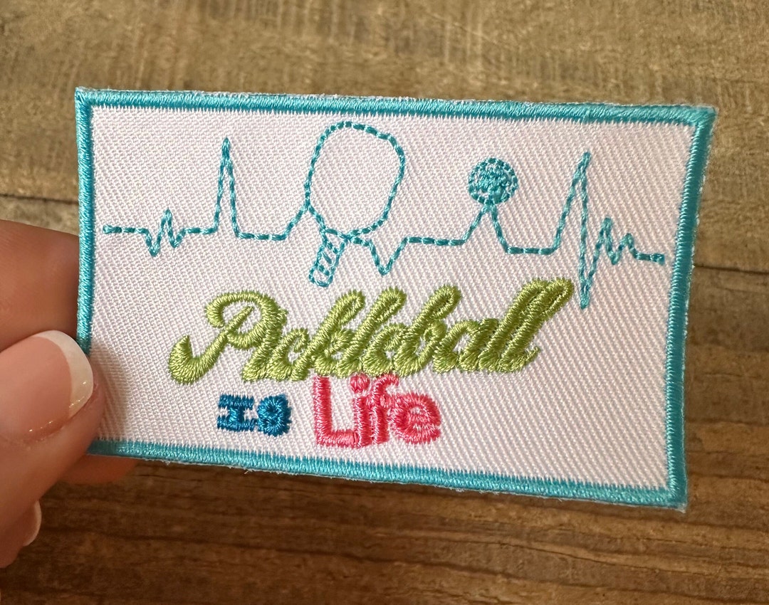 Pickleball Iron on Patch, Pickleball Patch for Hats, Pickleball - Etsy