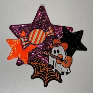 Halloween Spiderweb, Halloween Patch, Halloween, Cowboy Ghost, Trick or ...