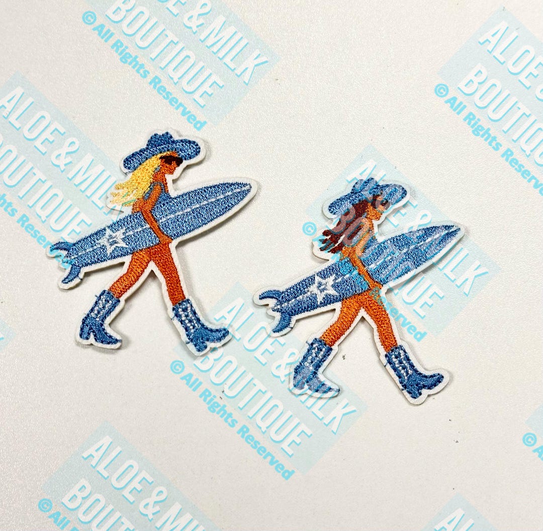 Surf Girl Patch, Coastal Cowgirl Patch, Beach Girl, Summer Vibes, Beach ...