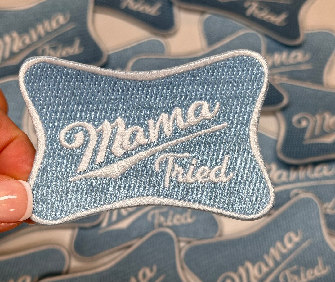 Mama Tried Light Blue, Iron on Hat Patch,mom Patches,mom Patch,miller ...