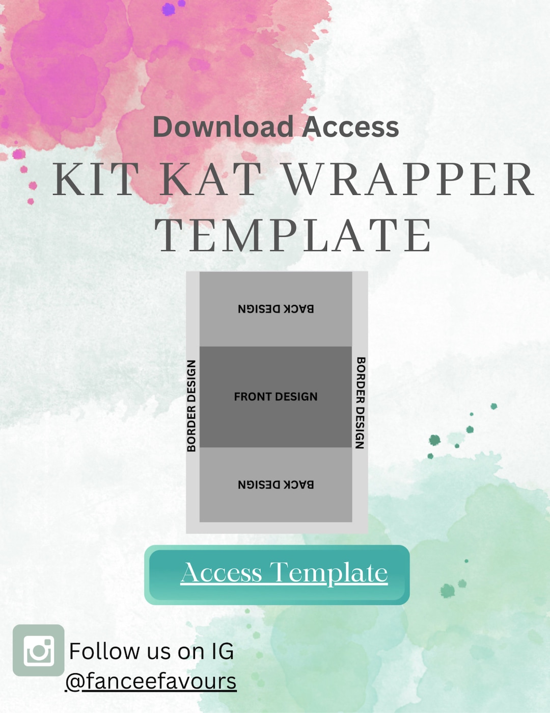 DIY Kit Kat Fitting Wrapper - Etsy