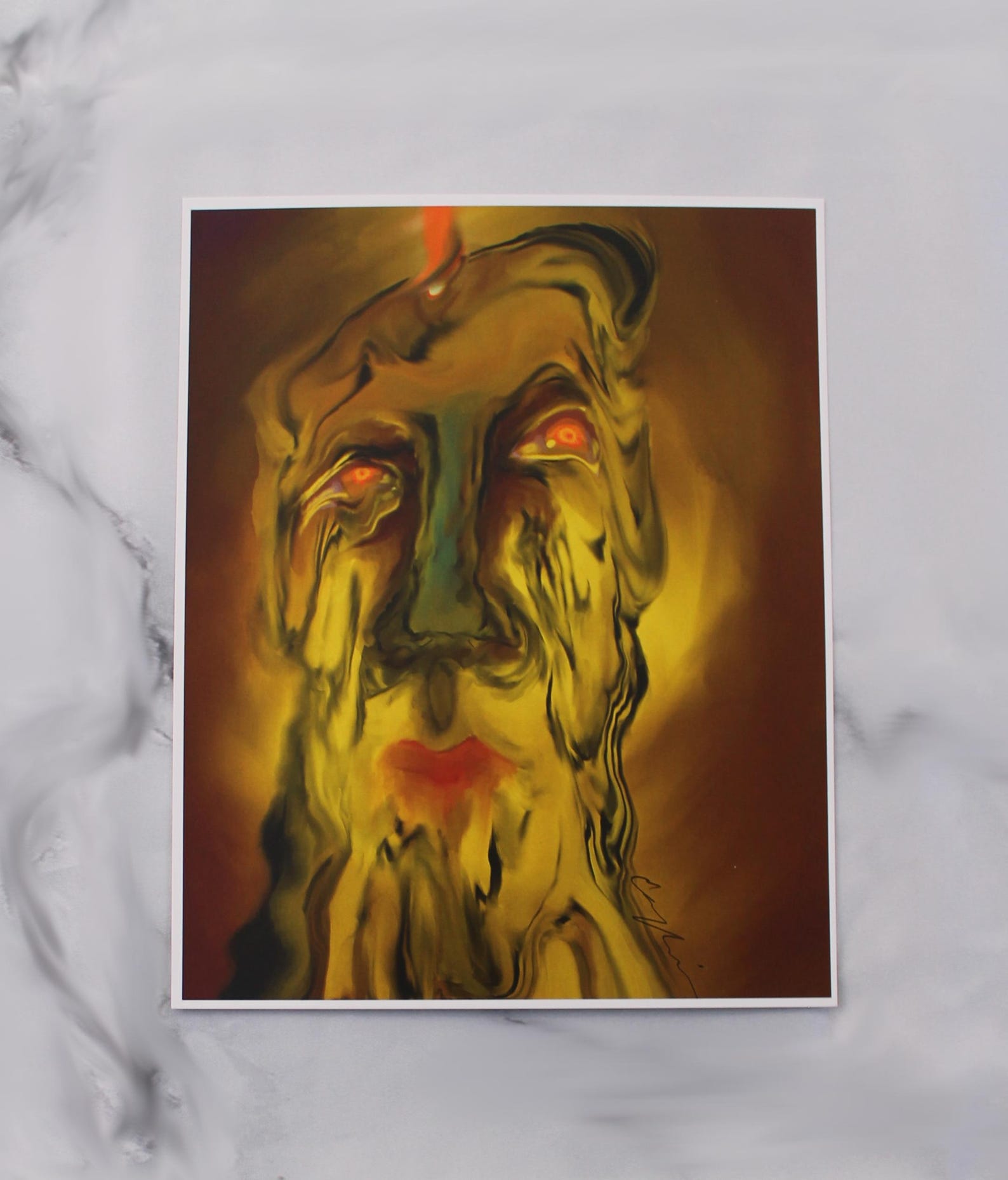 Candlelight Horror Art Print, 8"x10", Creepy Art Print - Etsy