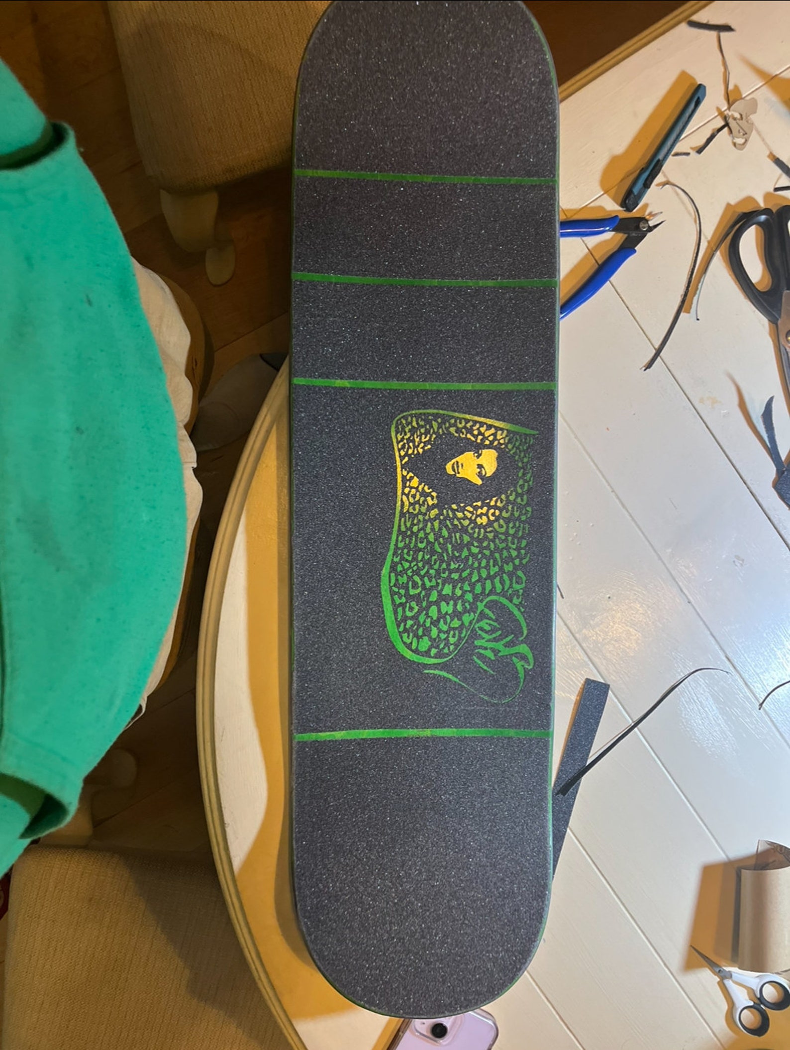 Custom Laser Cut Skateboard Griptape - Etsy