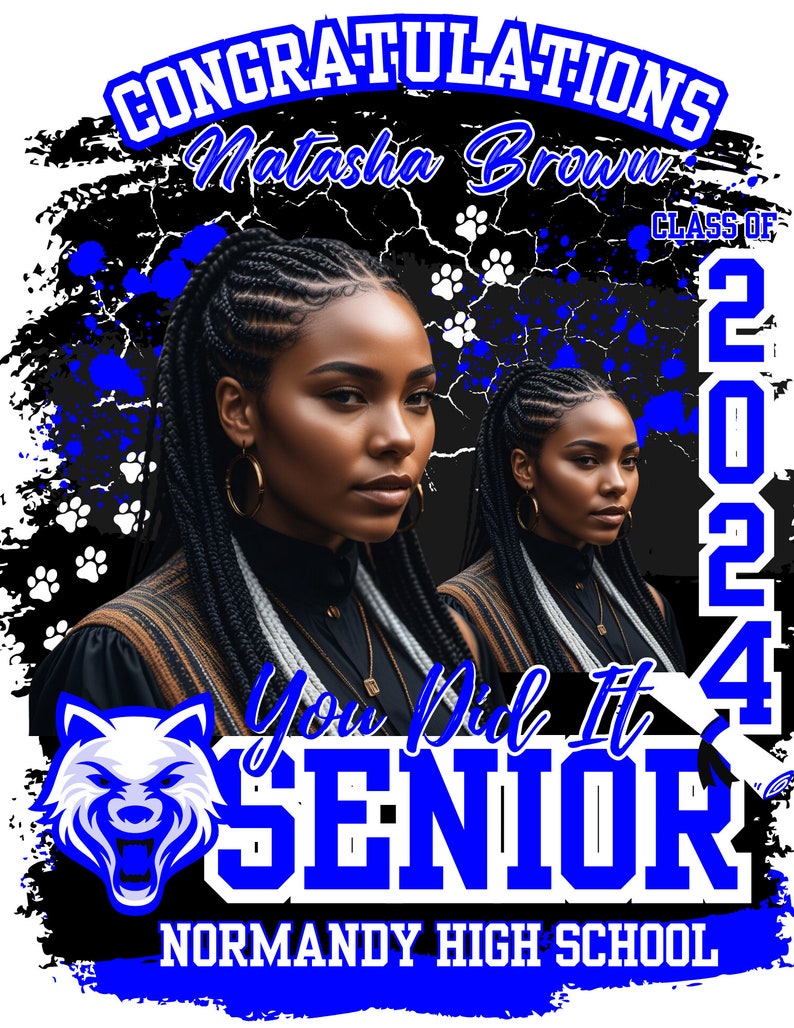 Graduation Magazine Cover Template - Etsy