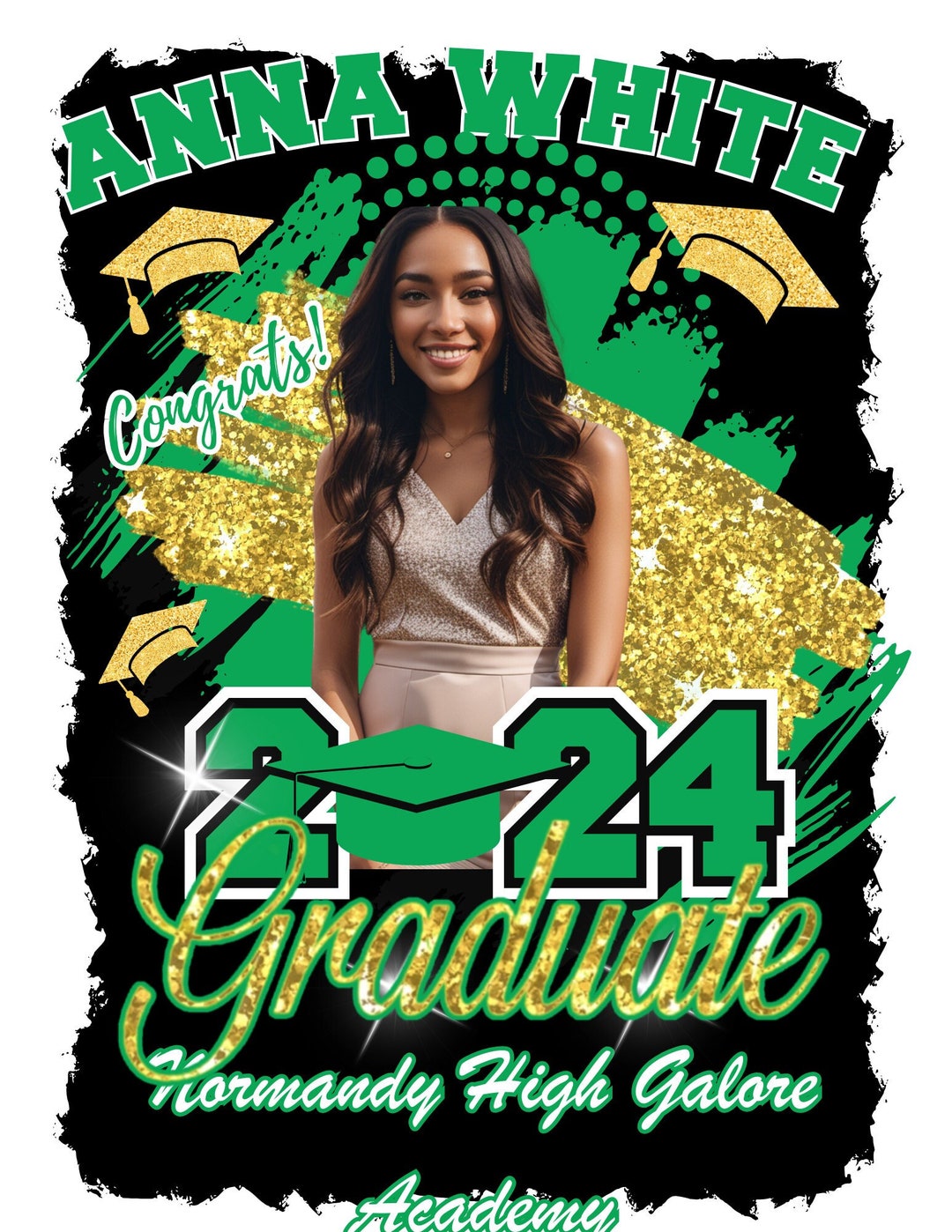 Graduation Magazine Cover Template - Etsy